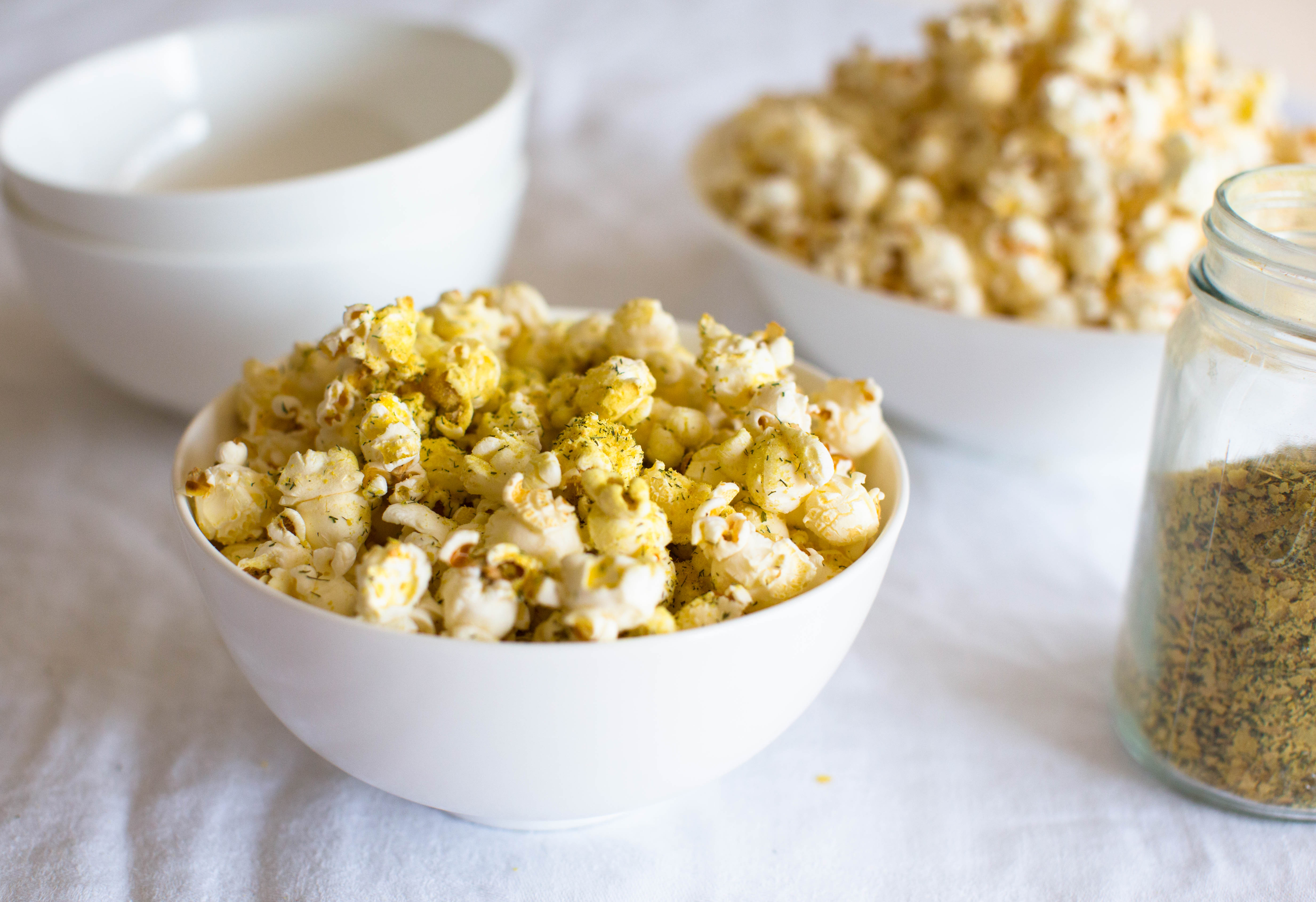 Cheesy Dill Popcorn Seasoning - Seasoned with Sunshine